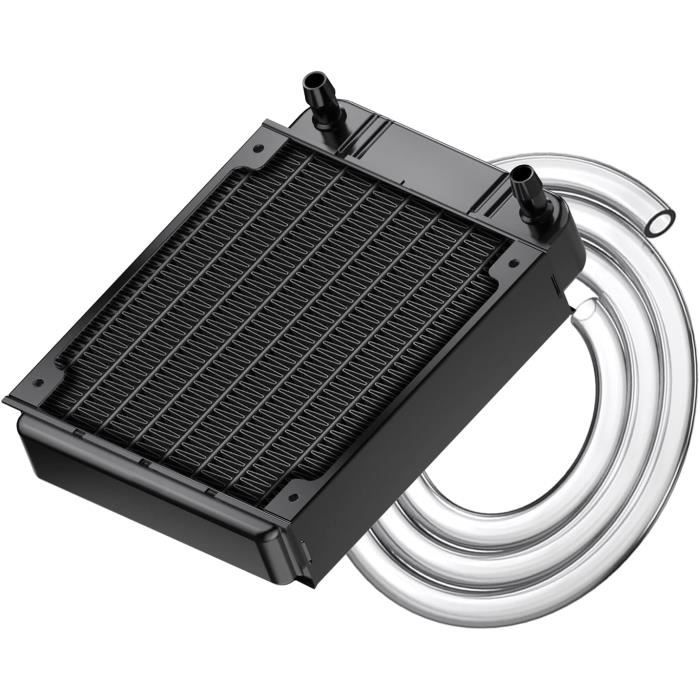 Refroidisseur À Eau 8 Tubes En Aluminium Avec Tube Pour Pc Cpu Système ...