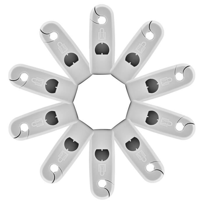 Fangming-Système EAS 10 Pcs EAS System Shop Hook Lock Anti Vol Security ...