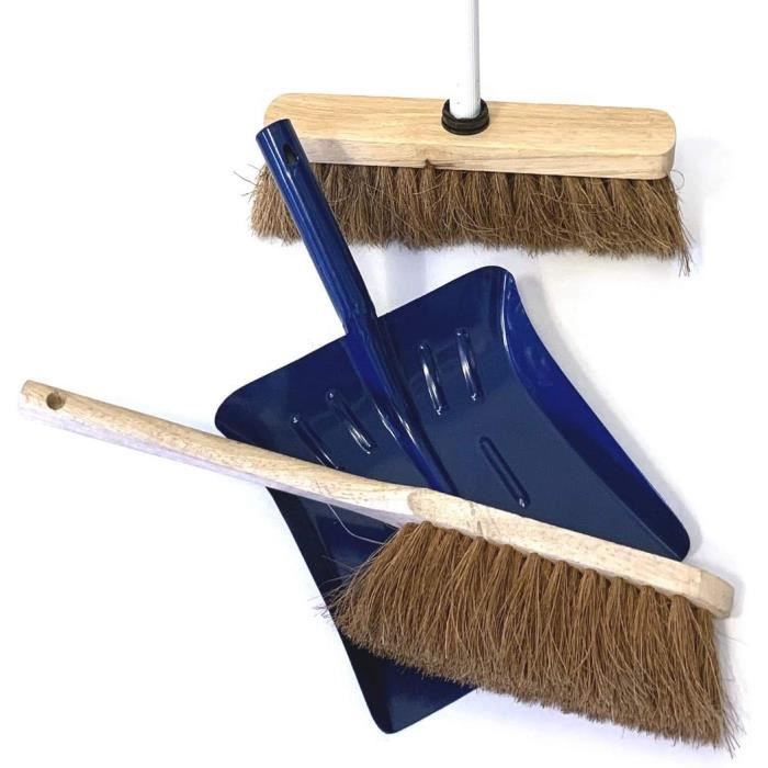 Ensemble Balai Brosse De Ménage D'Atelier | 1 Balai Coco 29Cm Avec ...