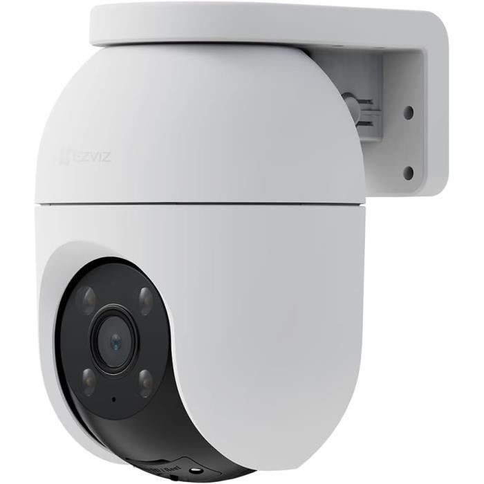 Caméra de surveillance extérieure TRAHOO C8C 4MP avec suivi auto-zoom et détection de formes ...