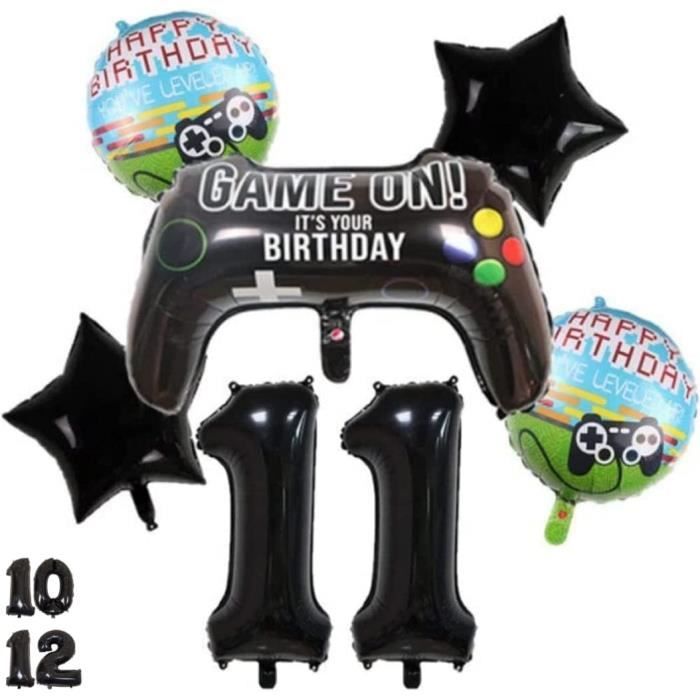Grand Set De Ballons Pour Gamer, Ballon Chiffre Xl 11 Noir, Ballon ... Grand Set De Ballons Pour Gamer, Ballon Chiffre Xl 11 Noir, Ballon ...