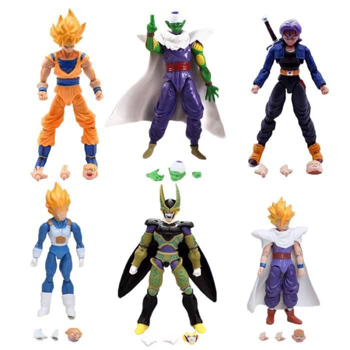 Figurine Dragon Ball SHF Goku végéta Piccolo Daimao troncs ...