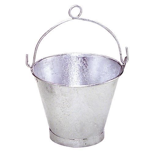 Seau galvanisé conique avec anneau 30,0x23cm 10 Litres et 12 ...