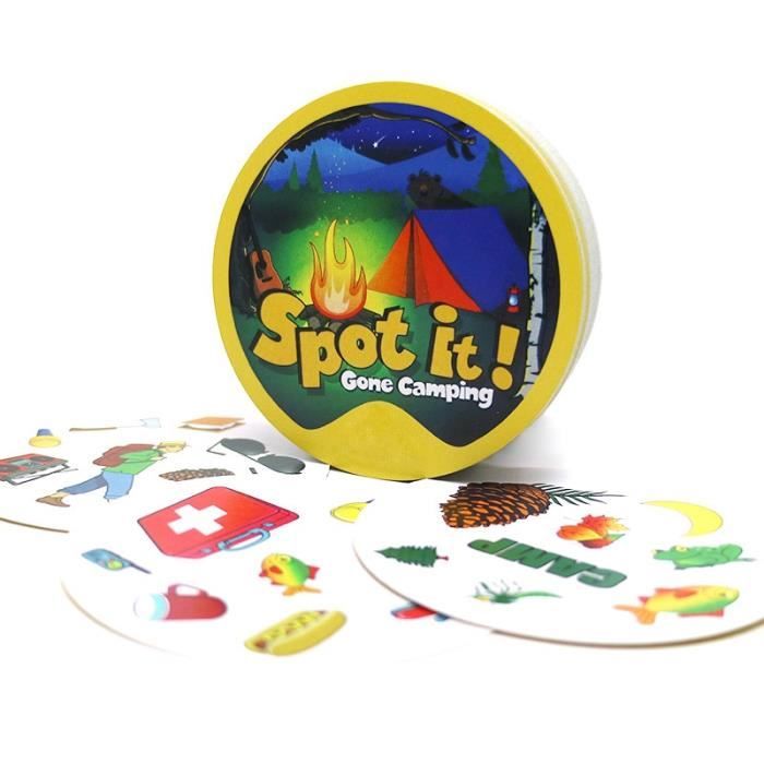 Mini spot camp -Jeux de cartes spot it 70mm,jeu de famille,jouets ...