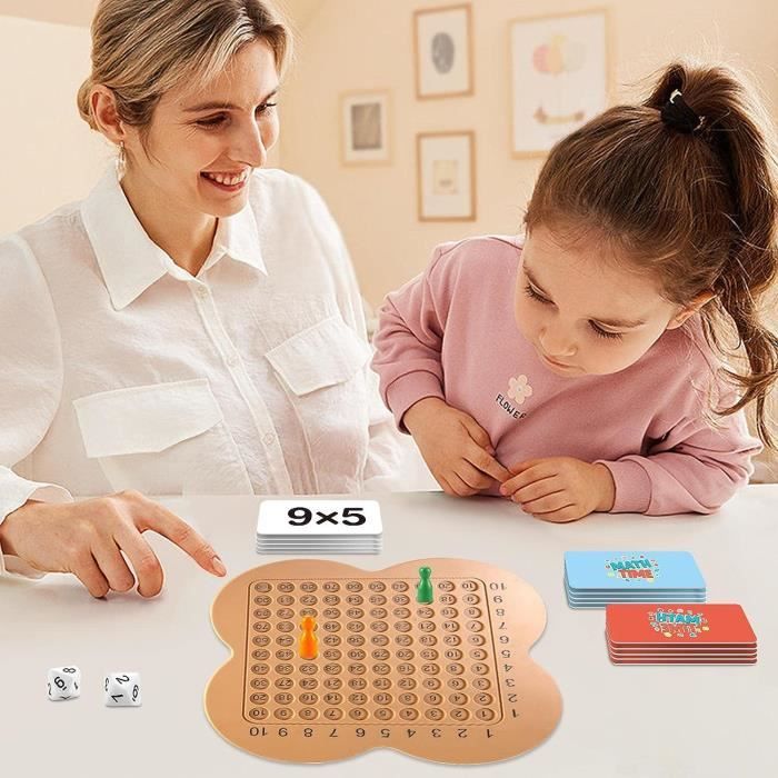 Jeu De Table De Multiplication | Table De Multiplication Jeu De Tableau ...