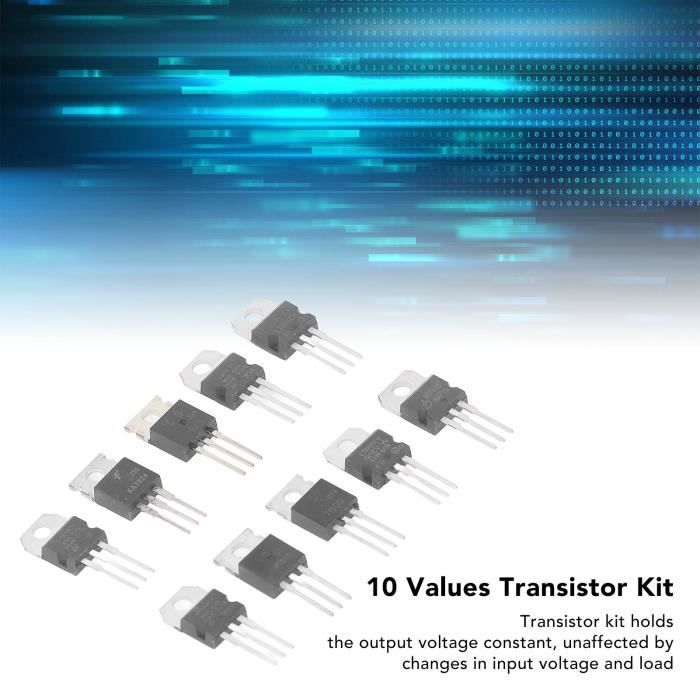 SURENHAP kit de transistors série TO 220 Kit d'assortiment de ...