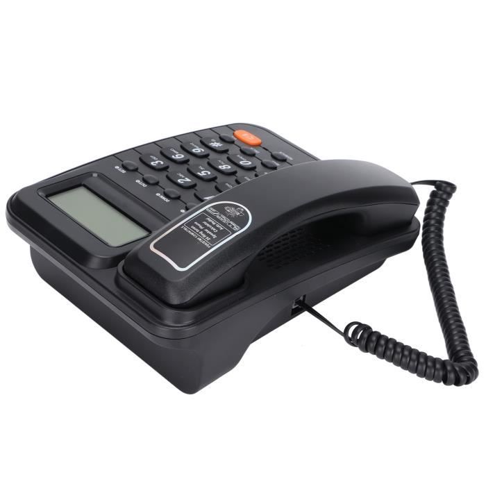 ZJCHAO Wired Phone, Corded Telephone KX‑T2029CID Simple for Home ...