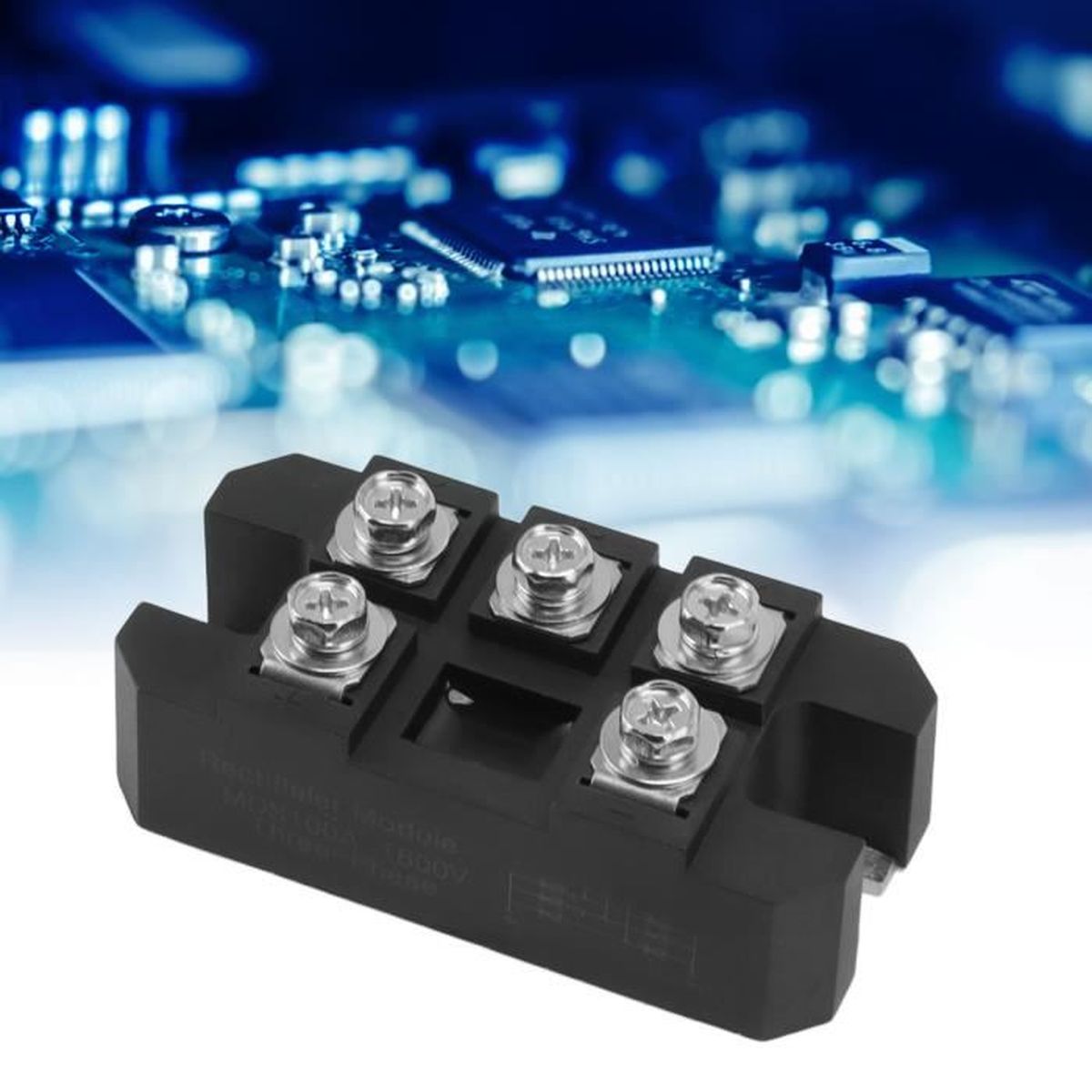Redresseur 100A Pont Redresseur 3 Phase Diode 5 Borne 100A 1600V ...