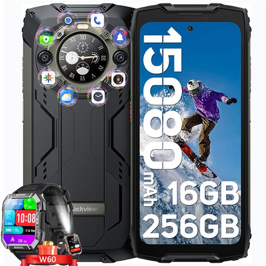 Blackview BV9300 Pro Smartphone Incassable 6.7" 16Go+256Go 15080mAh 33W ...