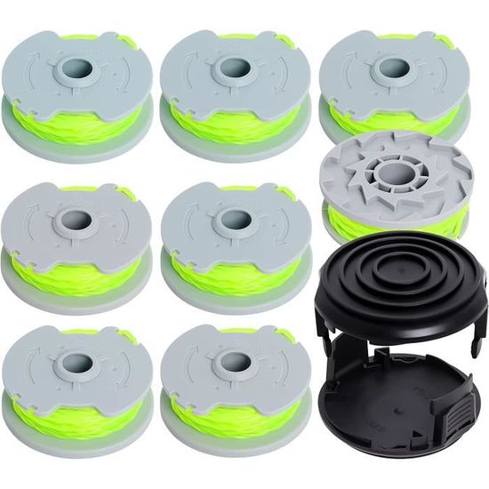 WA0014 Bobine de rechange pour tondeuse compatible avec Worx WG184 WG190 WG191 Weed Eater .080 ...