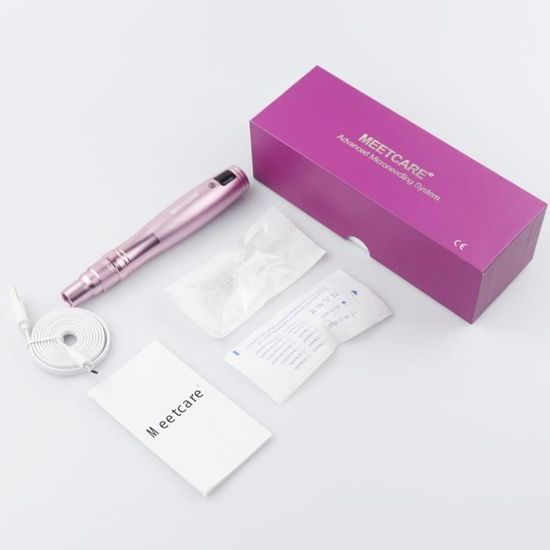 Rose avec boîte - Stylo de Microneedling professionnel sans fil ...