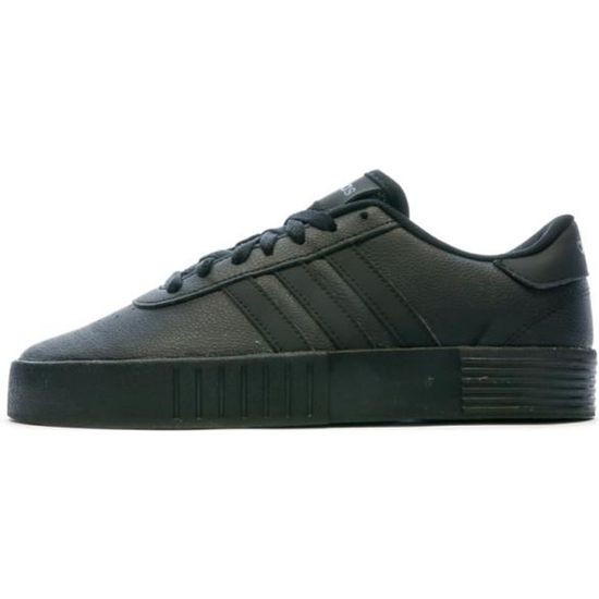 Baskets Noir Femme Adidas Court Bold - Cdiscount Chaussures