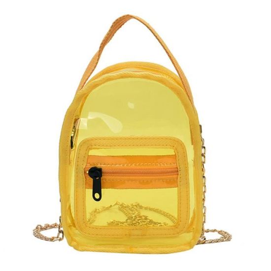 1pc Transparent Cool été beau sac à main à la mode à chaîne pour dame ...