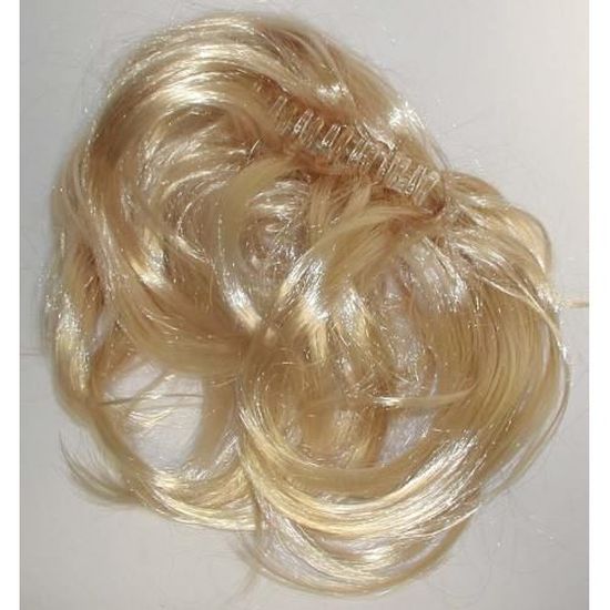 Chouchou Faux cheveux Blond - Achat / Vente perruque - postiche ...