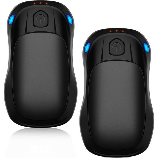 Chauffe Main Rechargeable, Lot de 2 Chaufferette Main Reutilisable avec ...