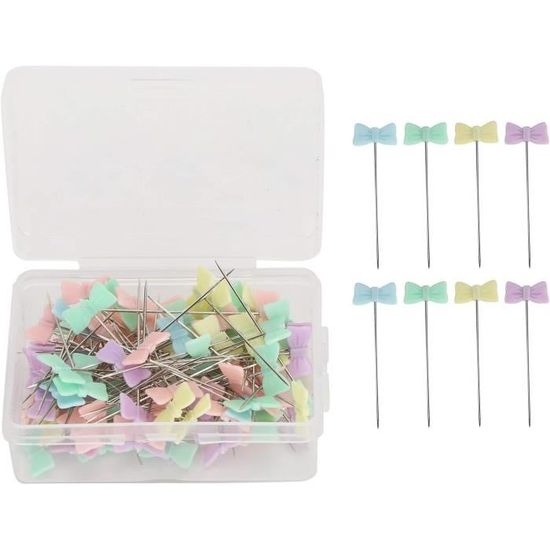 100 Pièces Épingles À Coudre Couture Fixation Couleur Aiguille En ...