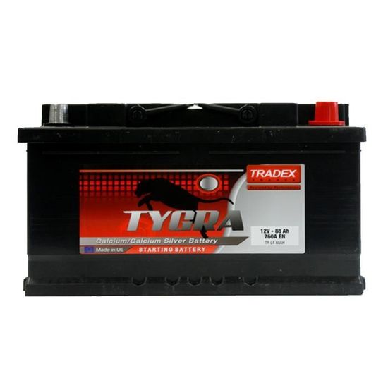 Batterie auto TYGRA L4B 88AH- 12V - 88AH -760 Amp - Cdiscount Auto
