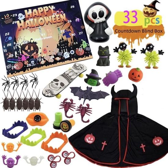 Boîte Aveugle Compte à Rebours d'halloween, Ensemble de Capes pour ...