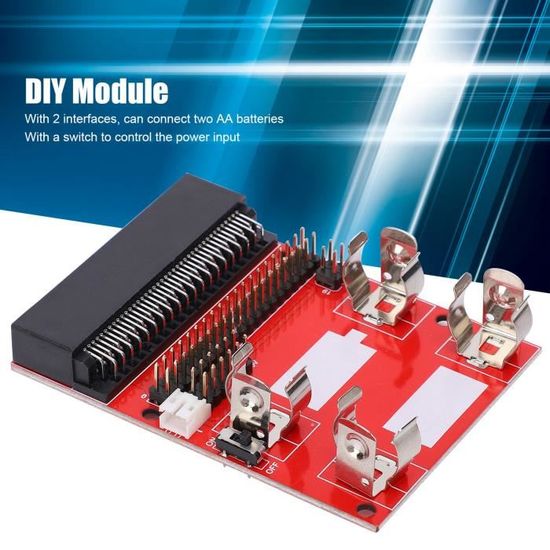 Module DIY Module d'alimentation Carte de développement DIY pour micro:bit avec Jump Line 170mm ...