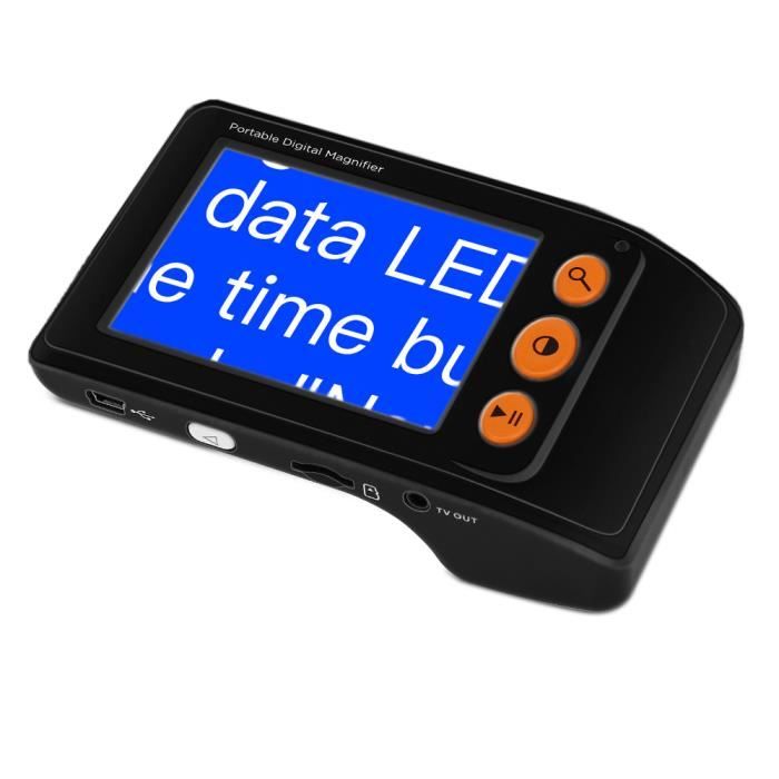 Loupe Numérique Portable AIHONTAI - Écran LCD 3.5 Pouces - Zoom 2x-25x ...