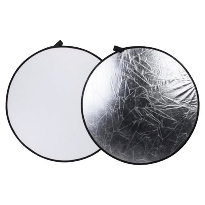 Réflecteur de Studio Photo blanc et argent, 30cm-12 pouces, 2 en 1 ...