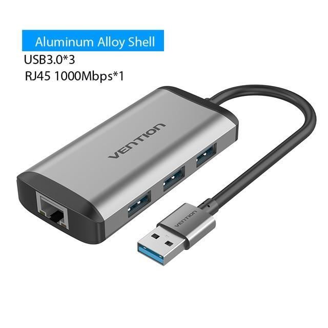 USB 3,0-1000 Mbps - Adaptateur Ethernet Usb 3.0 Vers Rj45 Lan ...