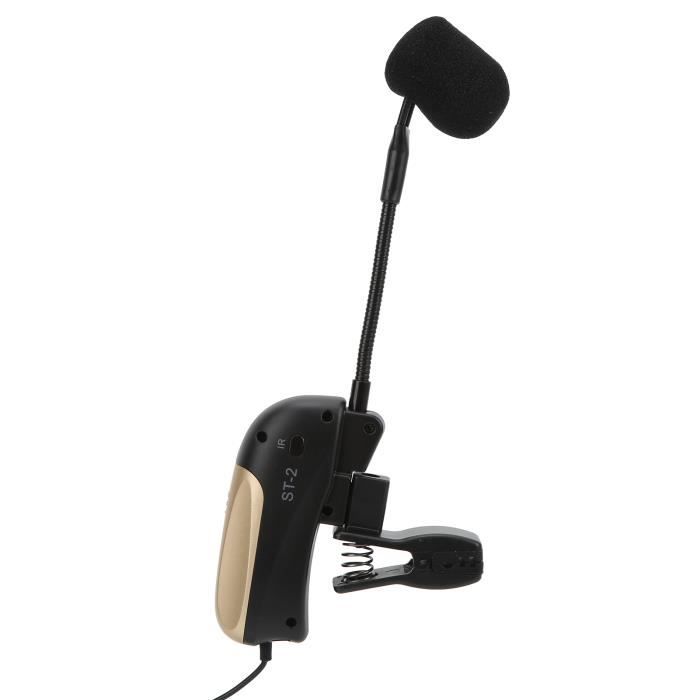 Ashata Microphone pour saxophone Micro à Condensateur pour Instrument ...