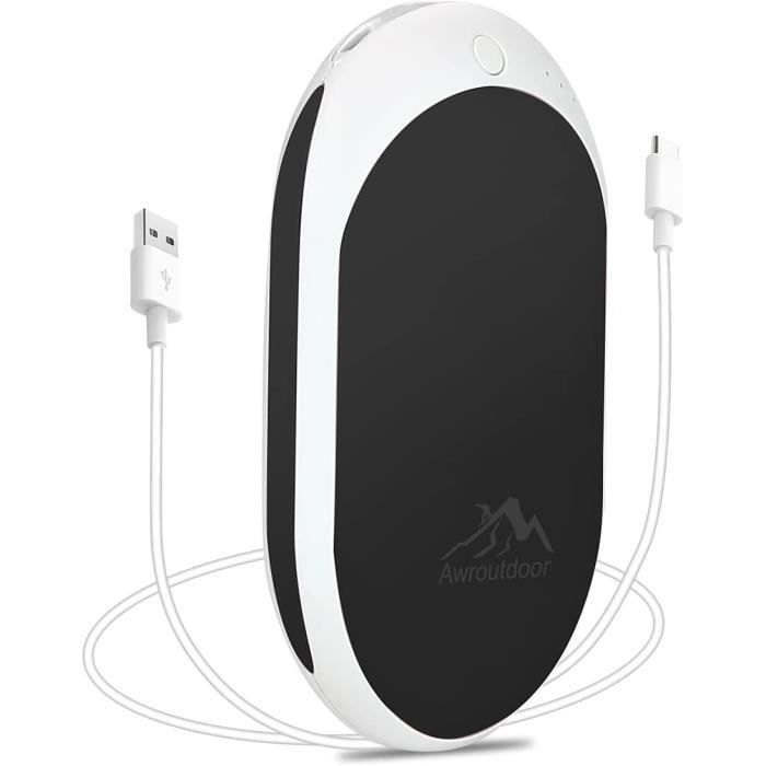 Chauffe-Mains Rechargeable,5200mAh USB Chaufferette Main Poche ...