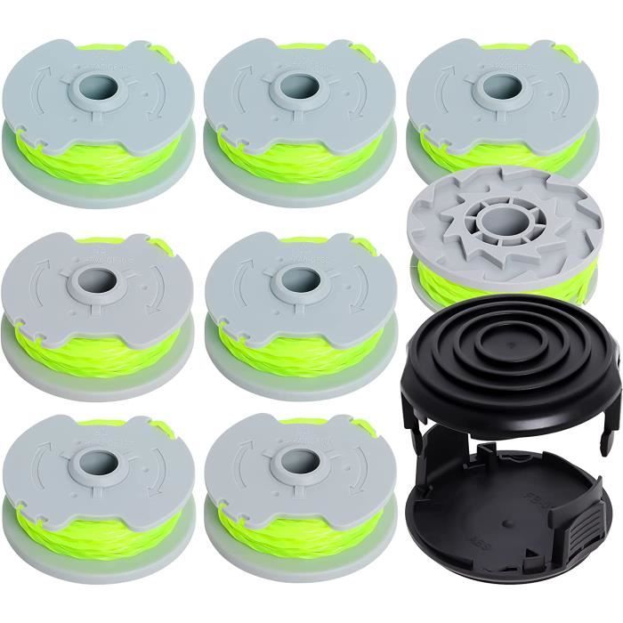 WA0014 Bobine de rechange pour tondeuse compatible avec Worx WG184 WG190 WG191 Weed Eater .080 ...