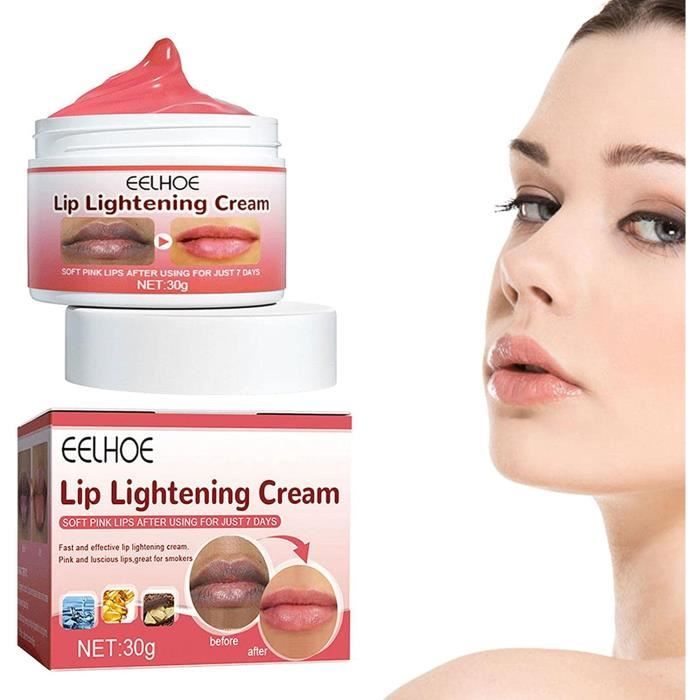 Soin des lèvres - Baume Éclaircissant - Hydratant Non Gras - Répare et ...