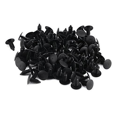 100Pcs Rivet En Plastique, Agrafes Universelles De Garniture De Porte ...