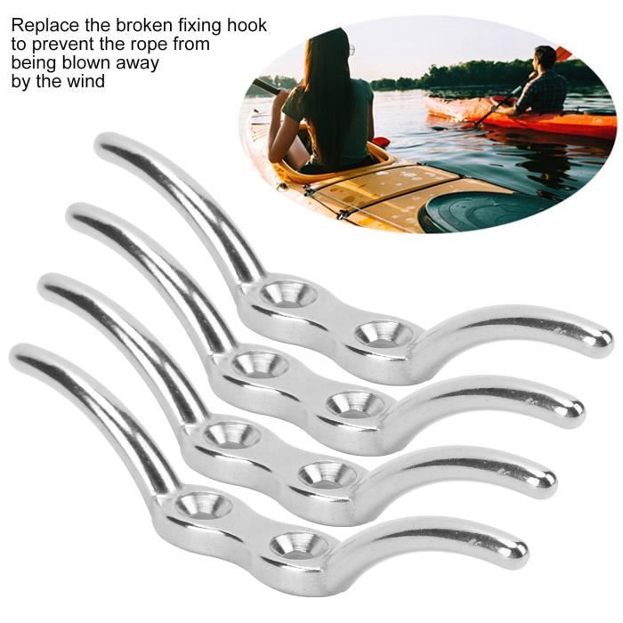 Drfeify Crampons de corde de mât de drapeau Crampons de corde de bateau ...