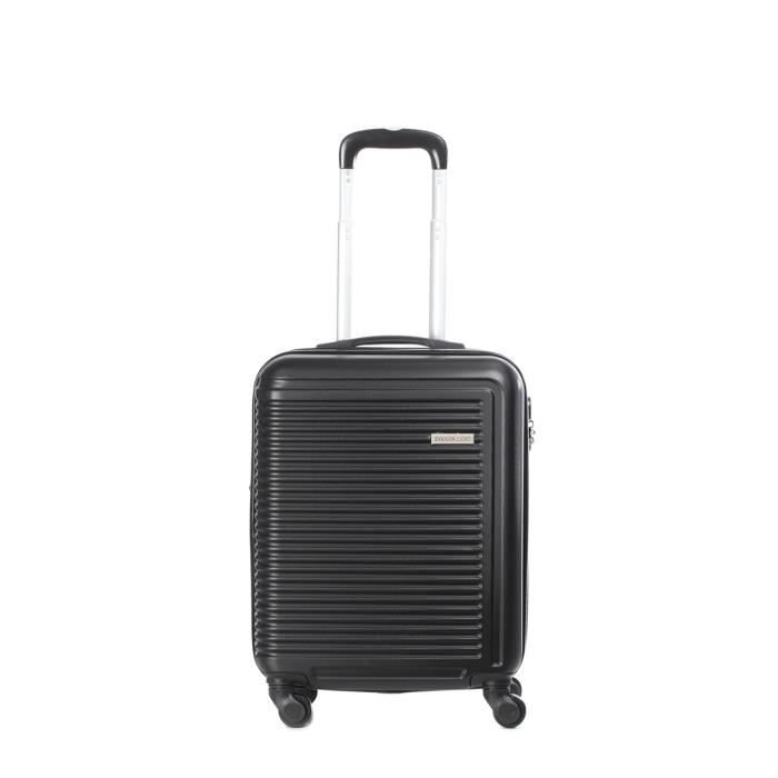 Valise cabine rigide Extensible Exp-Cab Wax 55 cm Stone NOIR