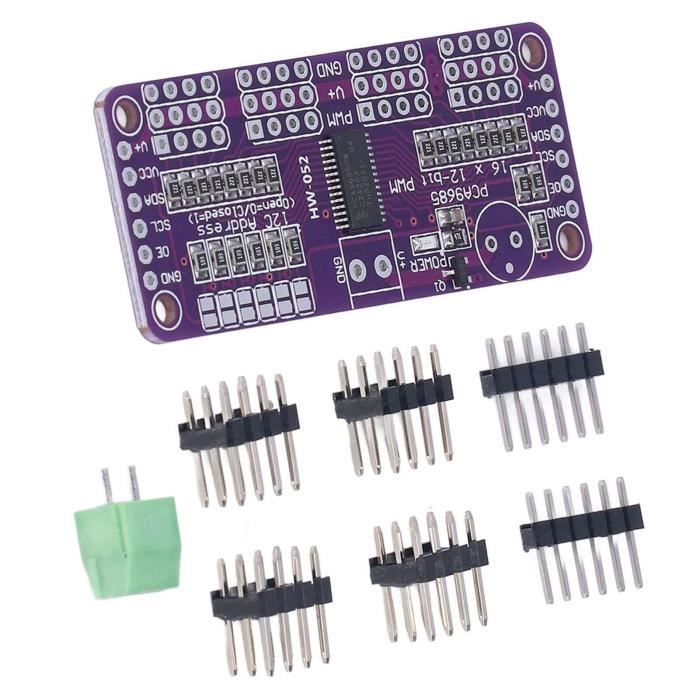 EIF Module De Commande Pwm De Pilote De Servomoteur 16 Canaux 12 Bits ...