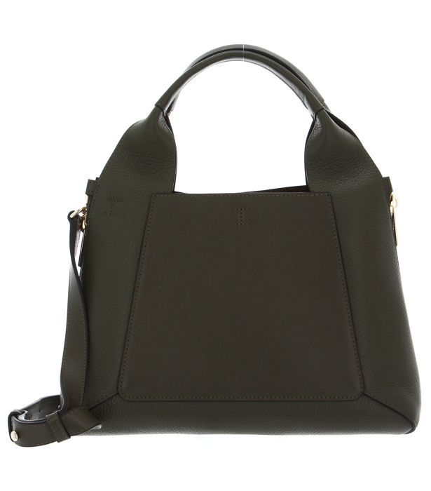 FURLA Sac à épaule vert olive en cuir pour femme - Gilda Tote Bag M ...