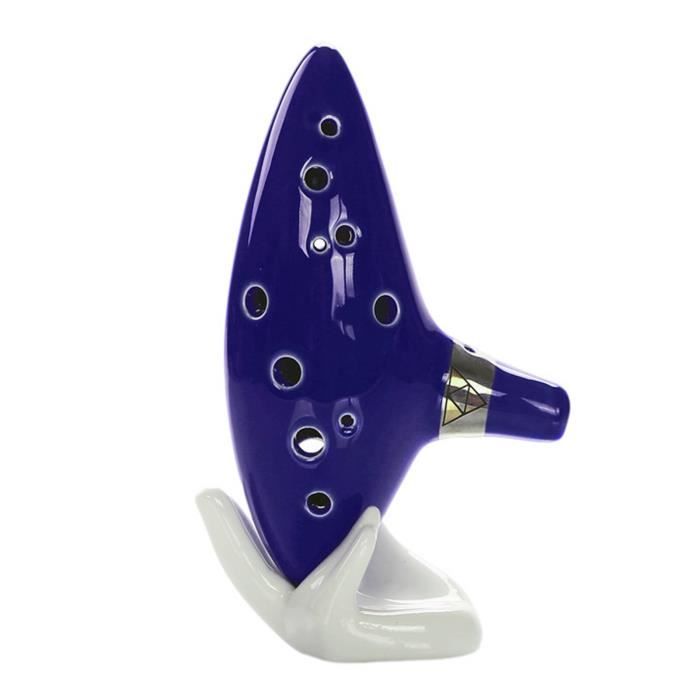 Garosa Ocarina 12 trous Ocarina avec Présentoir, 12 Trous Alto C ...