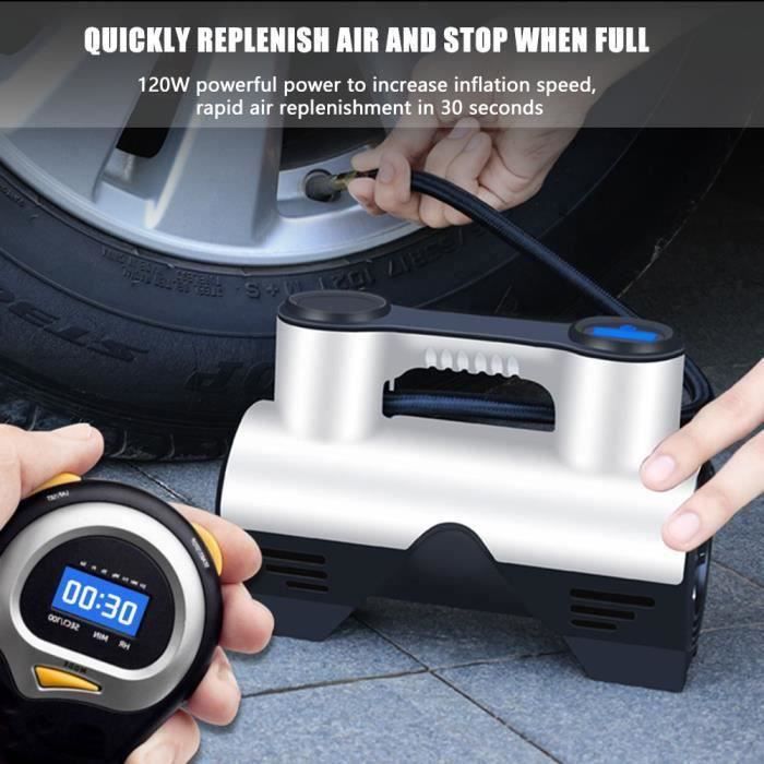 BUTY-Compresseur d' Air Portatif 120W Gonfleur Pneus Numérique pour ...