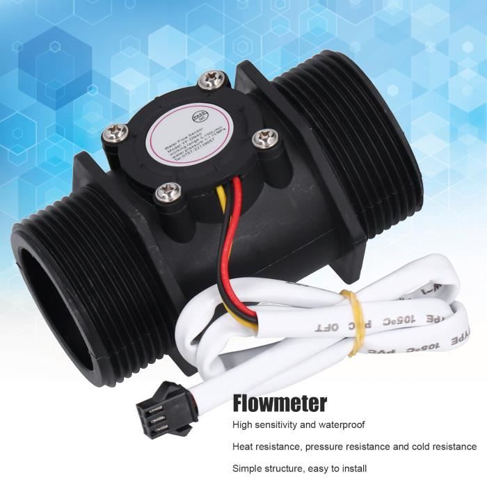 SUC-Capteur de débit d'eau Water Flow Sensor Flow Meter for Swimming ...
