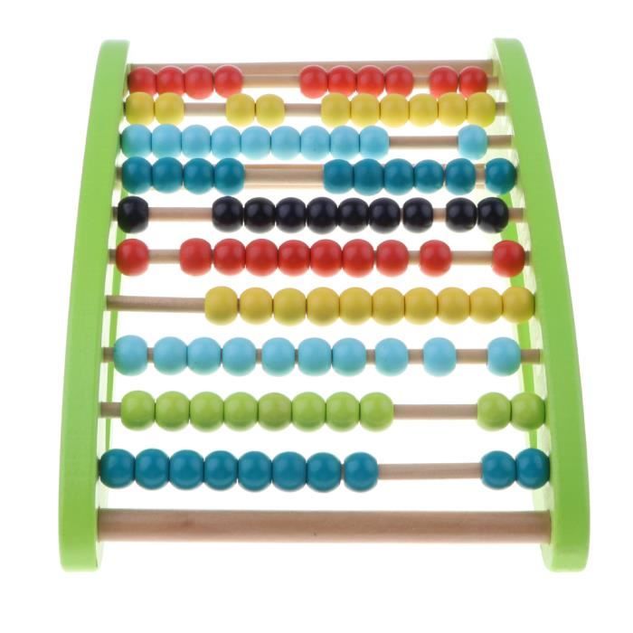 Enfants Maths Jouet éducatif Montessori Abacus Cadre Arithmétique ...
