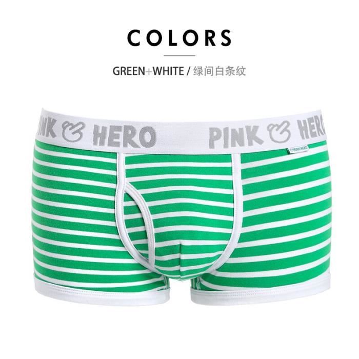 Sous-vêtement,Chaude Rose Héros Haute Qualité Coton Boxer Sous ...
