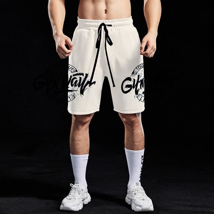 Short de bain,Short d'été décontracté pour homme, Cargo, Simple, lettre ...