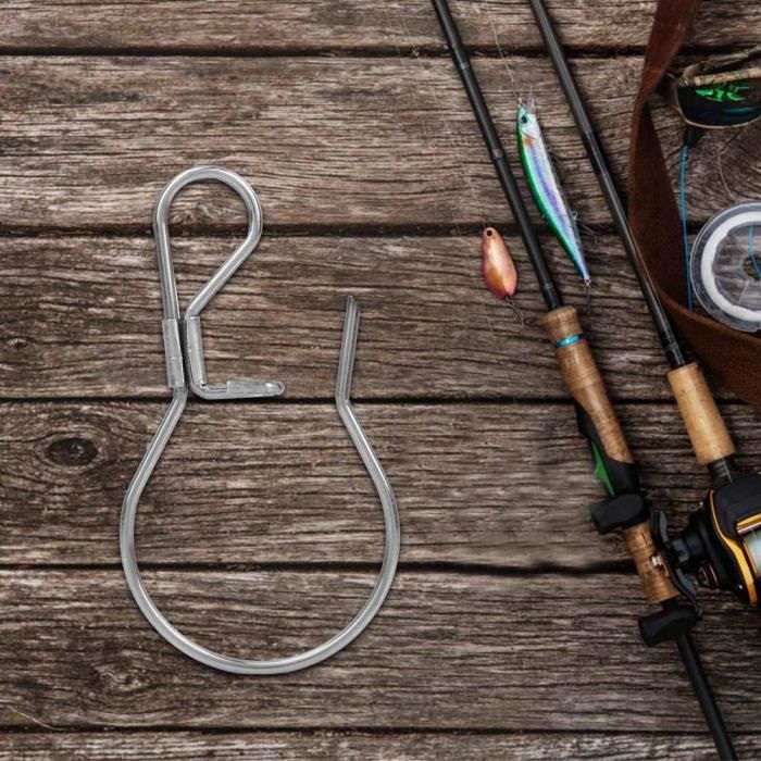 Mxzzand Boucle à pression de pêche Sac à dos multifonction en acier ...