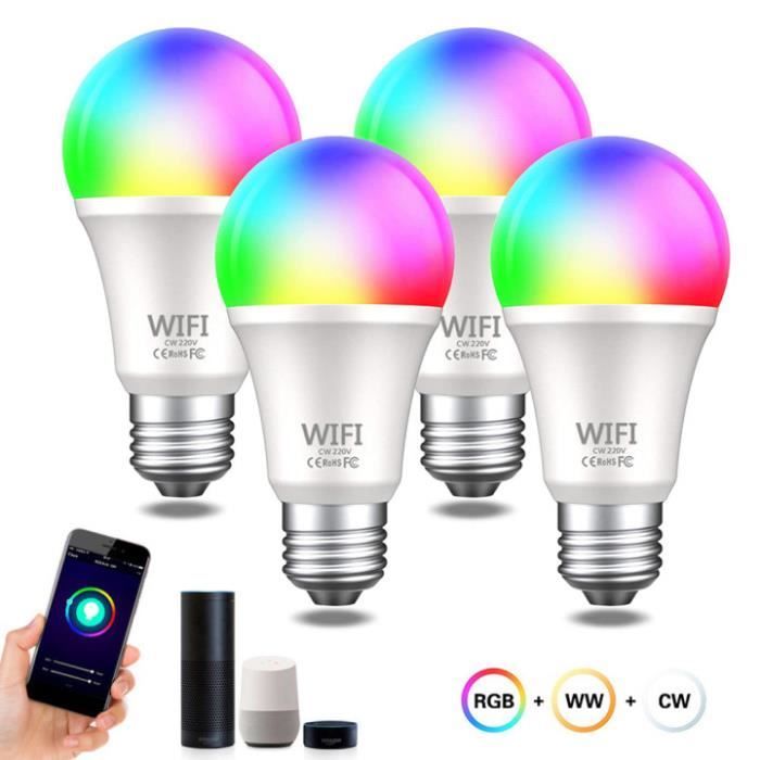 Ampoule LED - PIMPIMSKY - E27 - 15W - RGB - Température 2000-7000K - Cdiscount Bricolage