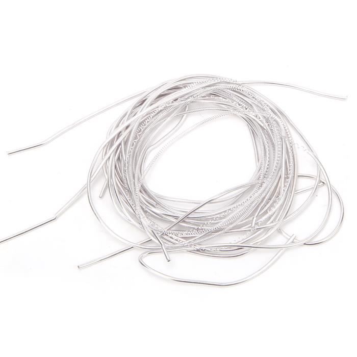 Qiilu fil de point Fil à broder Fil de cuivre Couture Couture Brillant ...