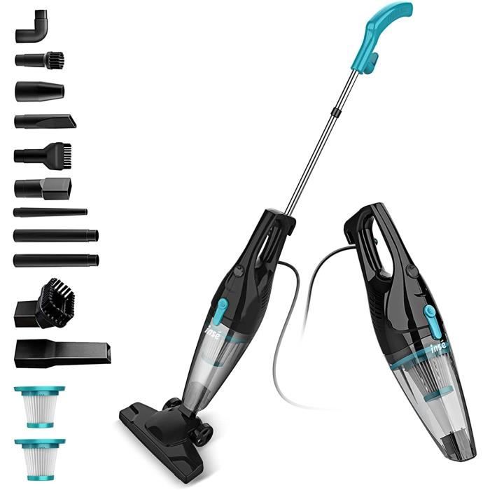 Aspirateur Balai sans Sac, Aspirateur à Main 2 en 1 Aspirateur Balai ...