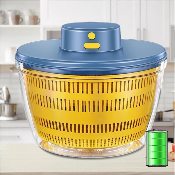 Essoreuse À Salade Électrique, Sèche Légumes À Laitue Rechargeable Par ...