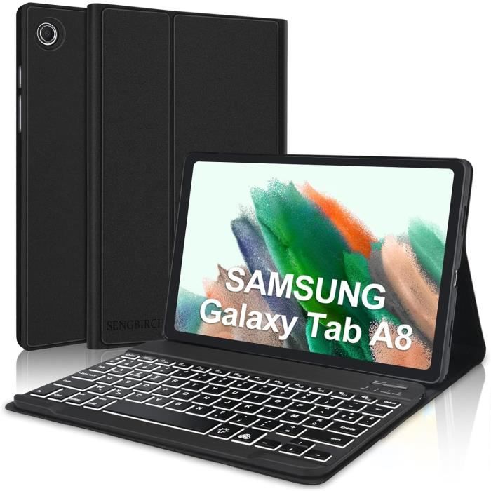Etui Clavier Pour Samsung Galaxy Tab A8 Keyboard 2021, Clavier ...