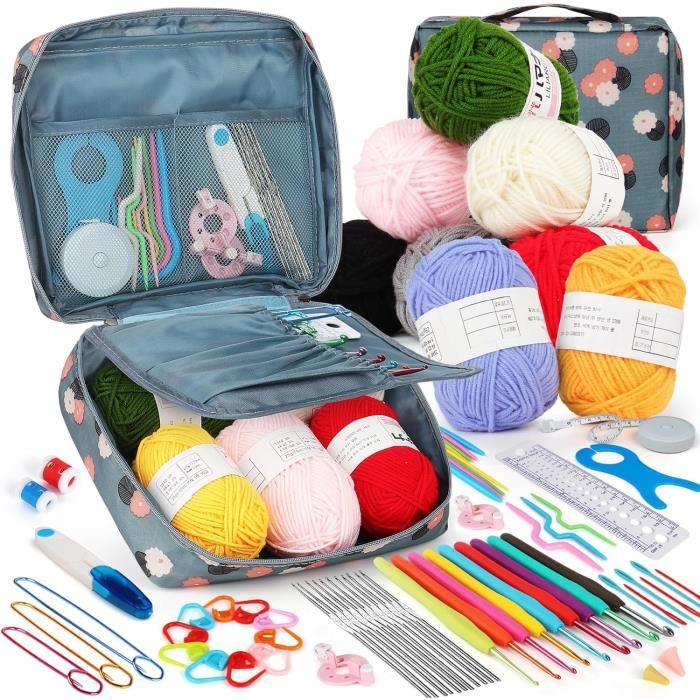 66 Pcs Kit Crochet Débutant Complet, Kit De Démarrage Crochet, 8 ...