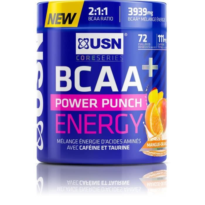 USN Boisson BCAA Power Punch Energy - Orange Mangue - 400 g - Cdiscount ...