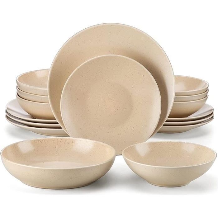 Service de table complet, vancasso Assiette, Série SABINE-BG 16 pièces ...